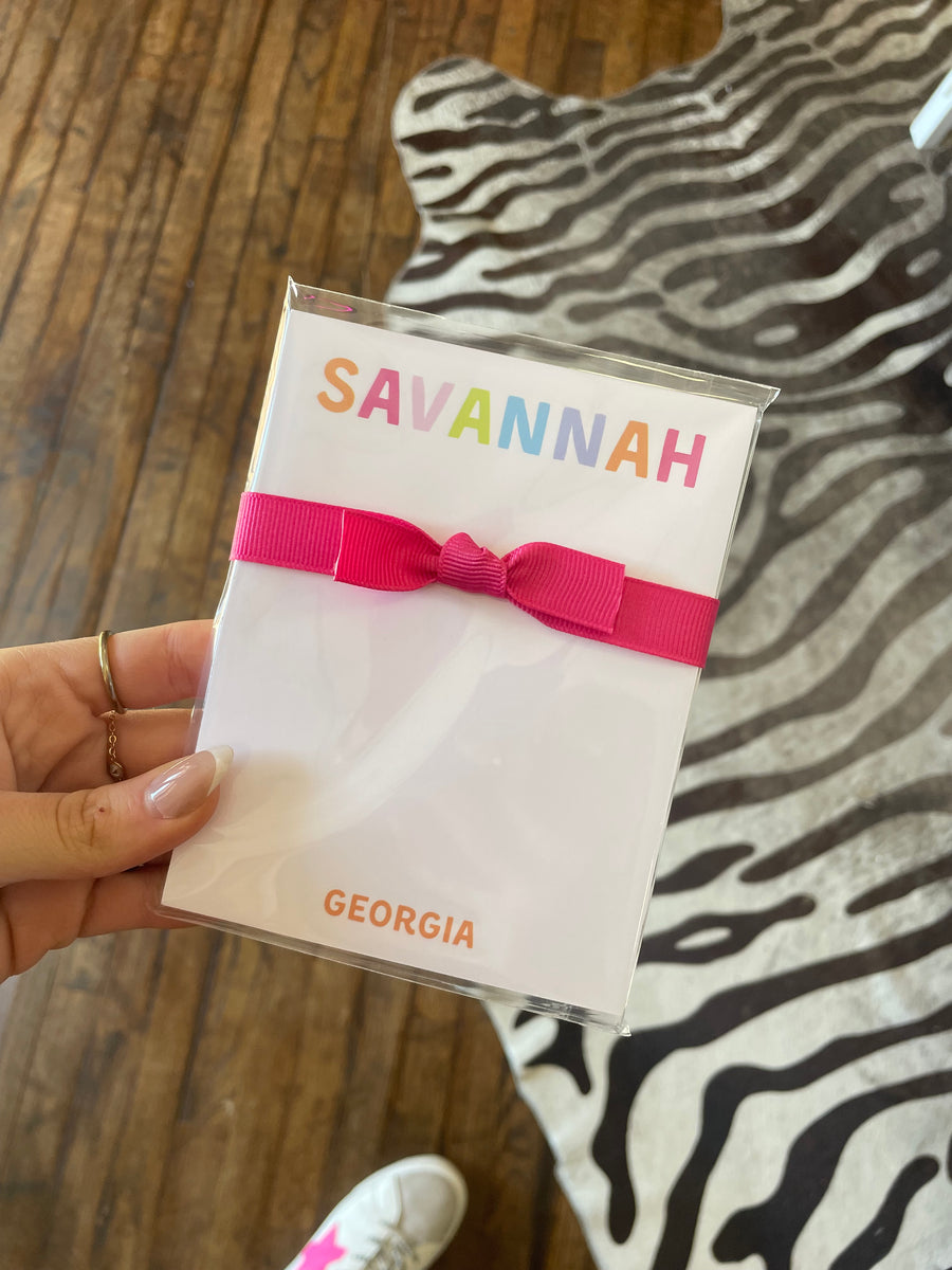 Rainbow Custom Mini Notepads Savannah, Georgia – Sea Oar Be Seen Boutique